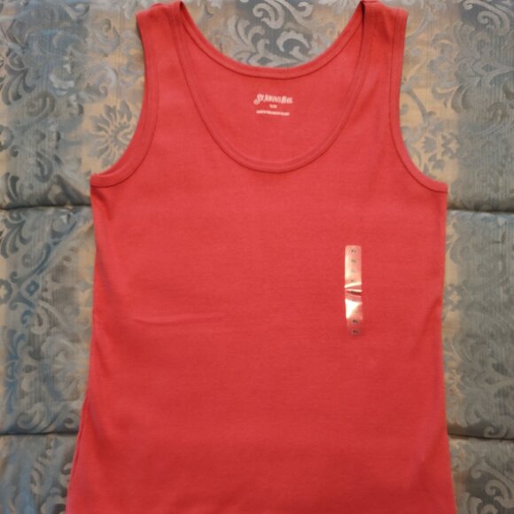 St. John's Bay | Tops | St Johns Bay Coral Ribbed Tank Top New Without ...